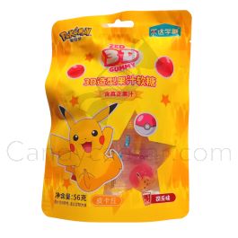Pokemon Juice 3D Gummy Cola candy 56g